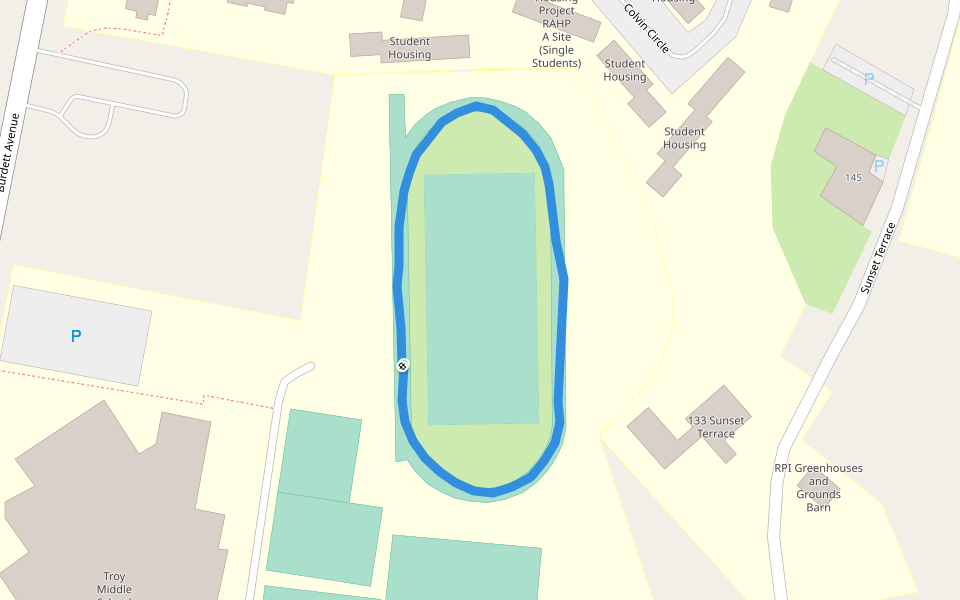 Troy Middle School Walking And Running Trail - New York, USA | Pacer