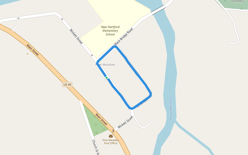 New Hartford Elementary School Walking And Running Trail - Pine Meadow ...