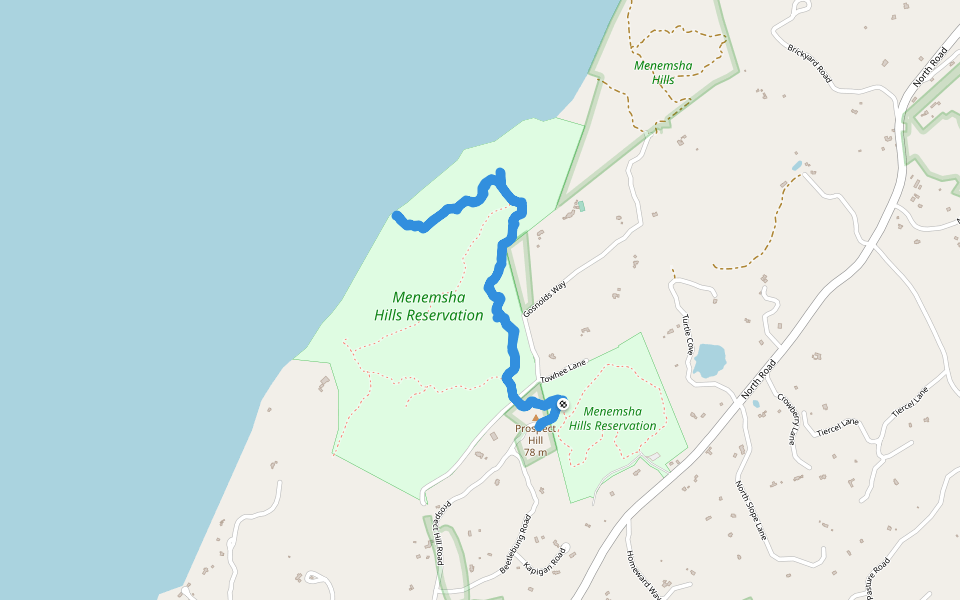 Menemsha Hills Reservation - Nashawakemuck Loop Hiking Trail - Chilmark ...