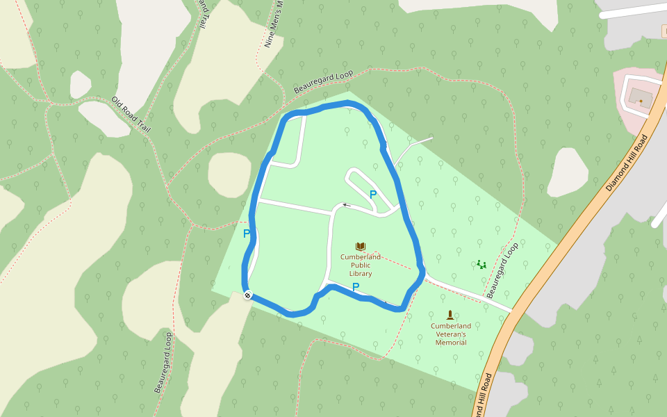Cumberland Monastery in Rhode Island | Walking Map