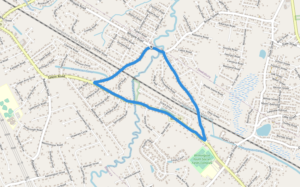 Shawsheen R. Rec. Area Walking And Running Trail | Pacer