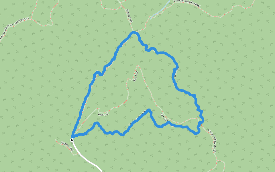 Belknap Mountain - Warden's Trail in New Hampshire | Walking Map