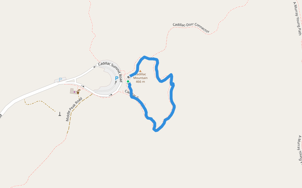 Cadillac Summit Walking And Running Trail - Bar Harbor, Maine, USA | Pacer