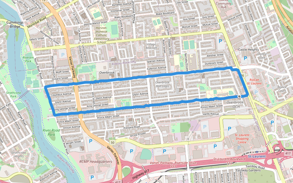 Overbrook Park Walking and Running - Ottawa, Ontario, Canada | Pacer