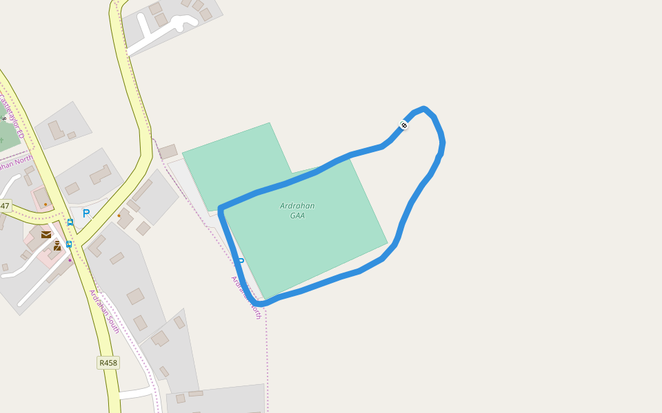 Ardrahan GAA in County Galway | Walking Map