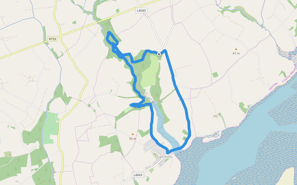 Colclough Walled Garden in County Wexford | Walking Map