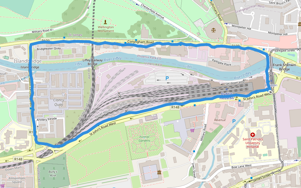Phoenix Park in County Dublin | Walking Map