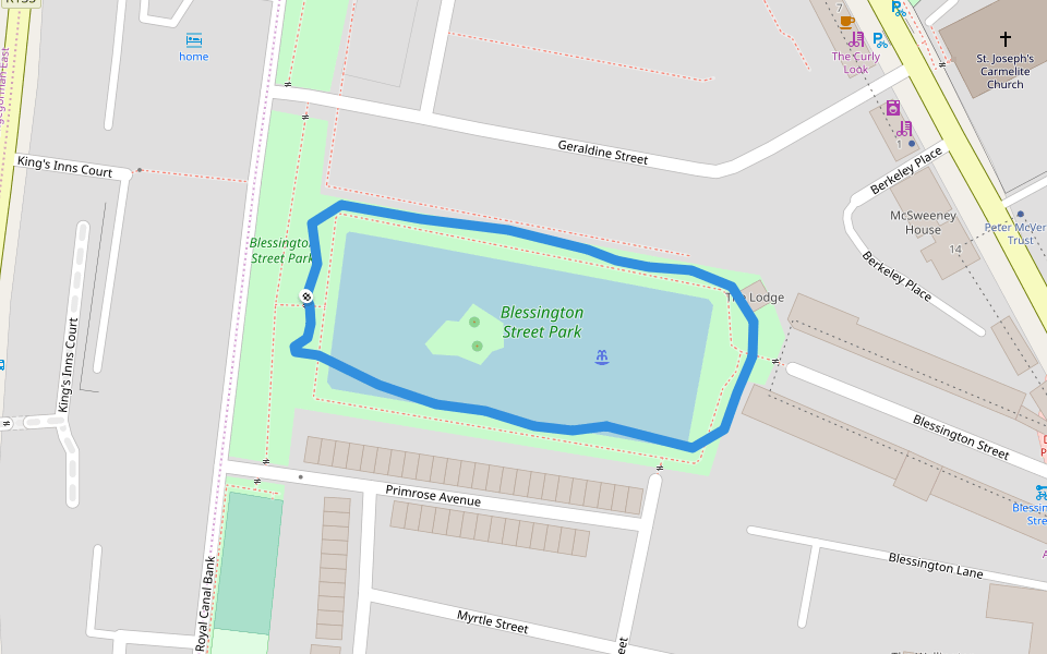 Blessington Street Park Walking and Running - Dublin, County Dublin ...