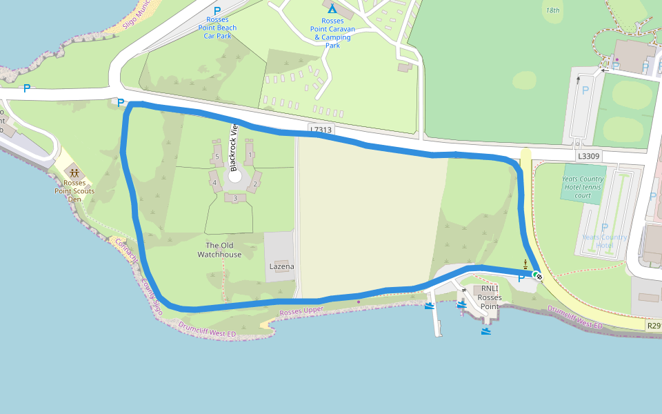 Rosses Point Caravan & Camping Park Walking and Running - Drumcliff ...