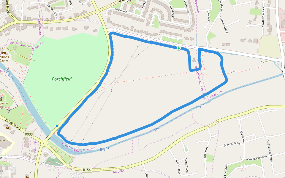 Porchfield in County Meath | Walking Map