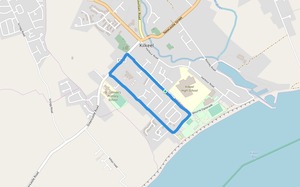Kilkeel Sports Centre in Northern Ireland | Walking Map