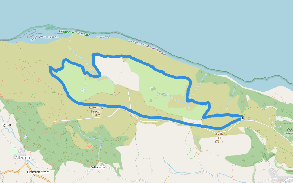 Selworthy Beacon | Walking Map