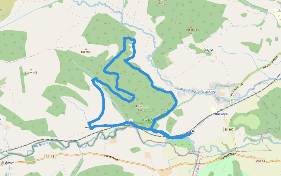Hollybush Bank | Walking Map