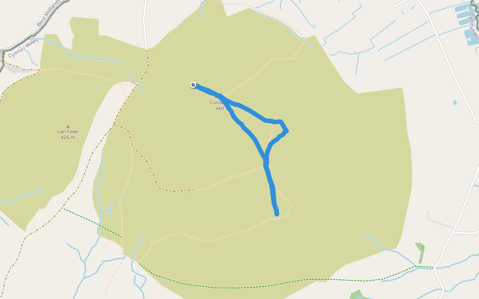 Corndon Hill | Walking Map