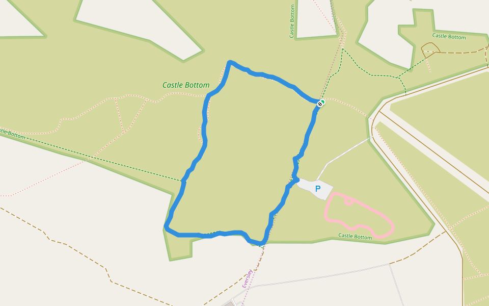 Castle Bottom | Walking Map