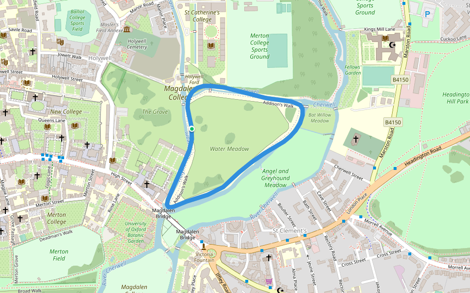 Cherwell Walking And Running Trail - Oxford, England | Pacer