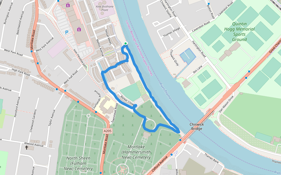 River Thames in England | Walking Map