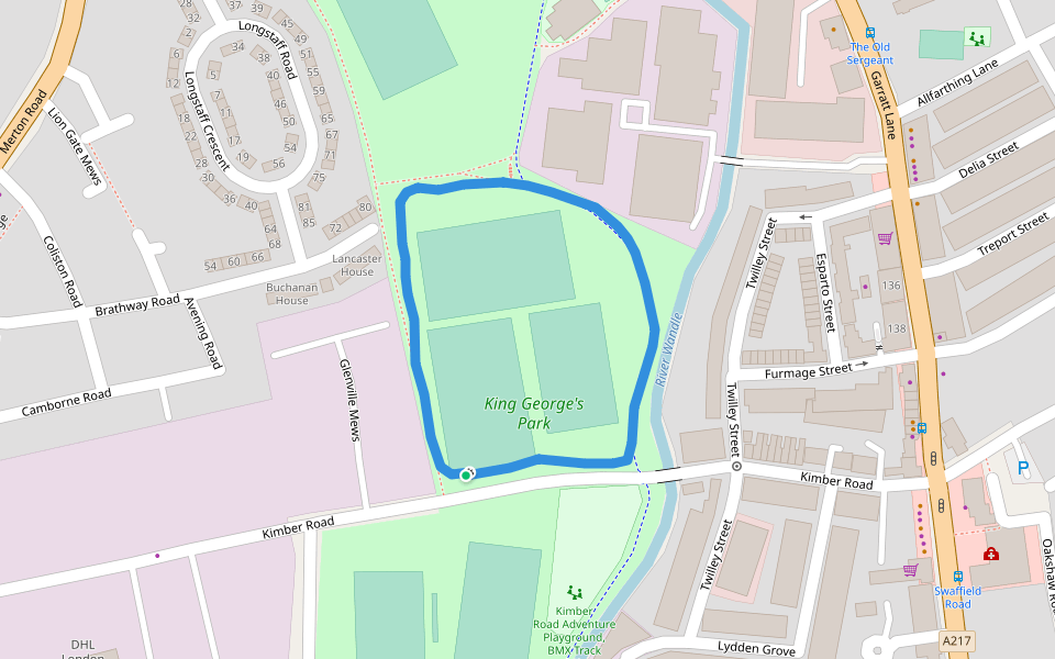 King George's Park Walking and Running - Southfields, London, England ...