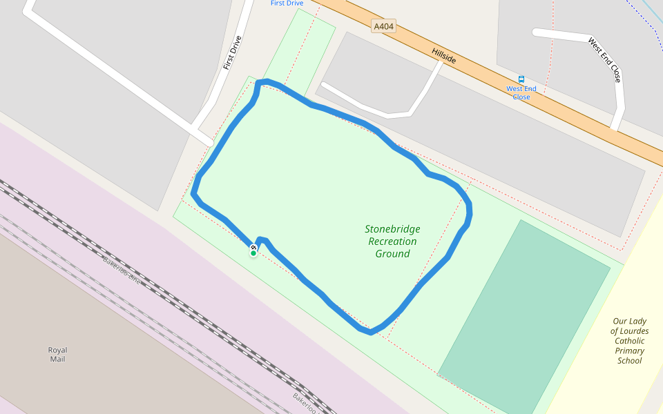 Stonebridge Recreation Ground Walking And Running Trail - London ...