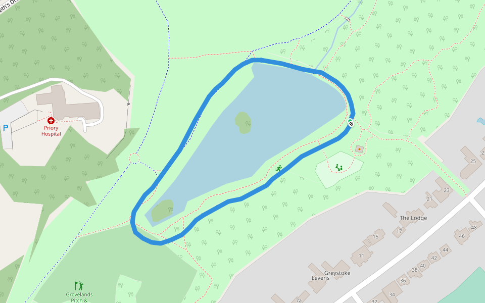 Glenbrook South Drain in England | Walking Map