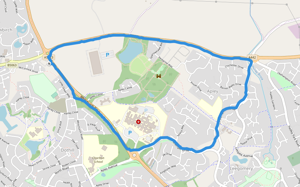 Apley fields Walking And Running Trail - Wellington, Telford, England ...