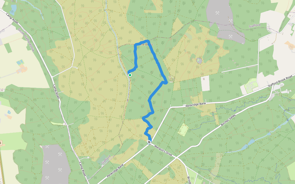 Pepper Slade Hiking Trail - Brindley Heath, Rugeley, England | Pacer