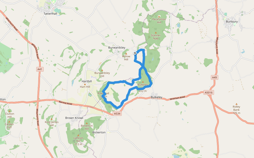 Bulkeley Hill | Walking Map