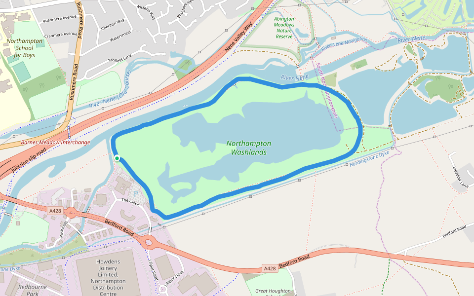 Northampton Washlands | Walking Map