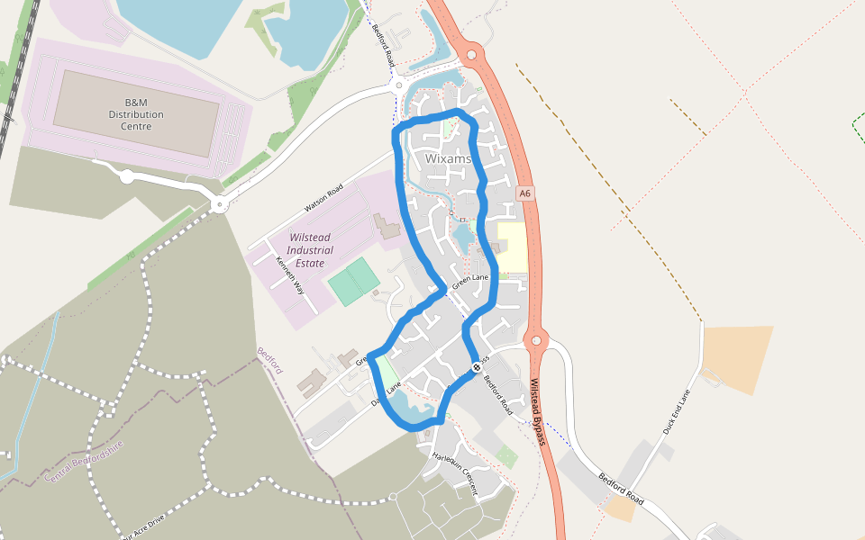 Dane Lane Lake | Walking Map