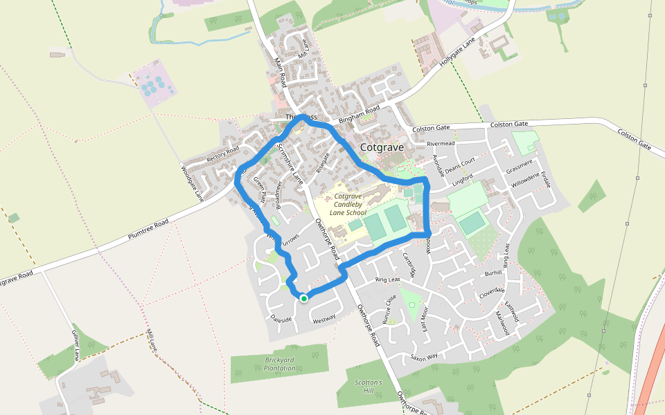 Cotgrave Leisure Centre Walking And Running Trail - Nottingham, England ...