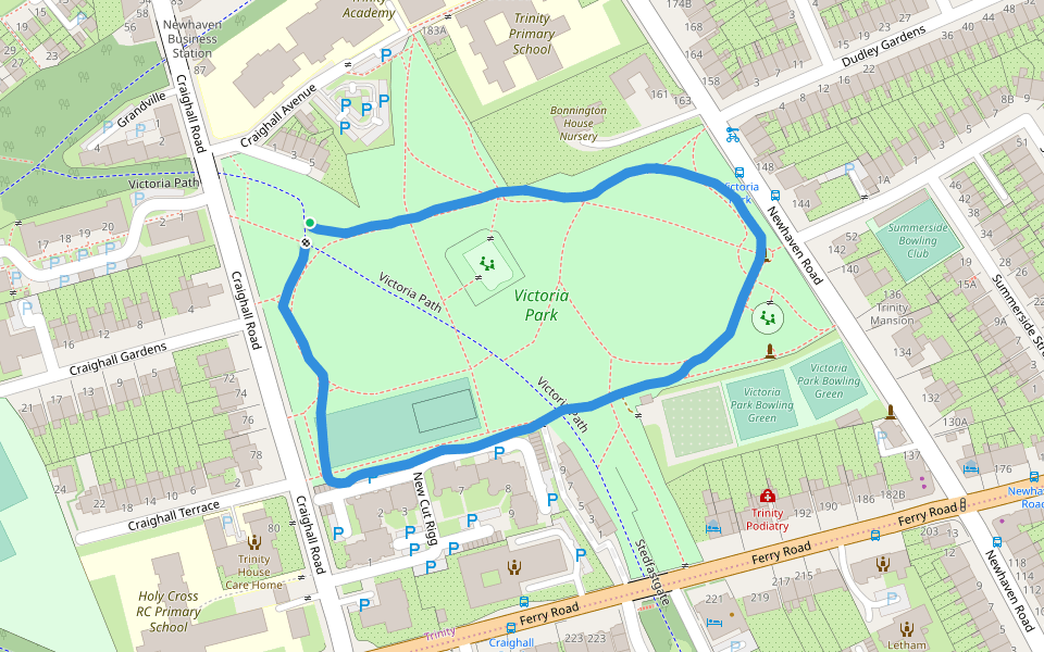 Victoria Park in Scotland | Walking Map