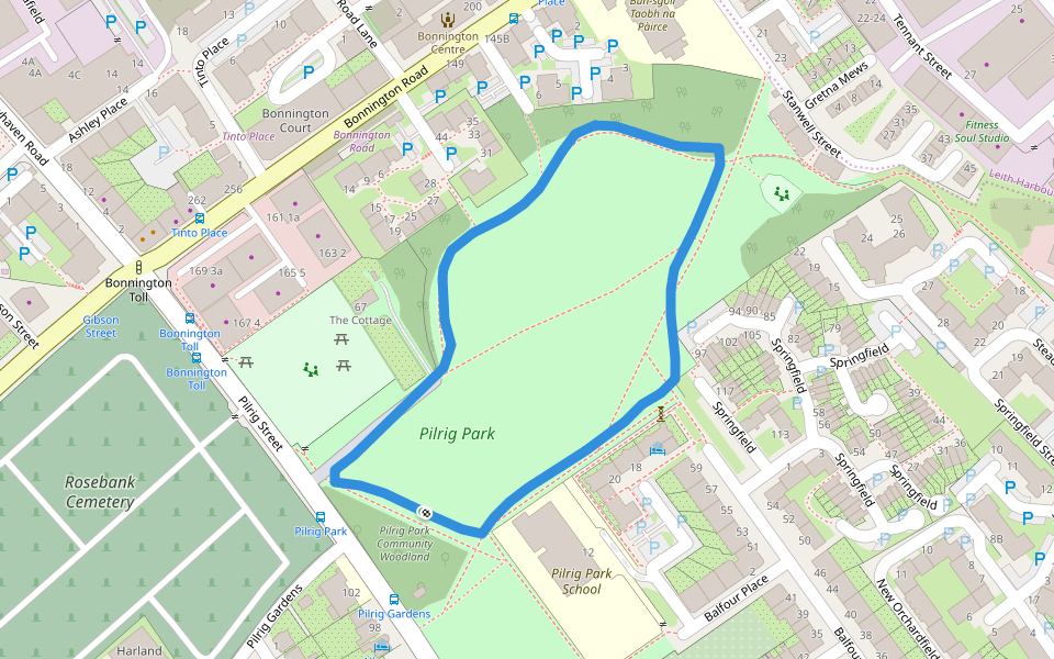 Pilrig Park Walking and Running - Edinburgh, Scotland | Pacer