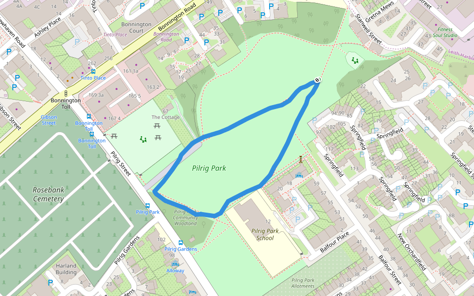 Pilrig Park Walking and Running - Edinburgh, Scotland | Pacer