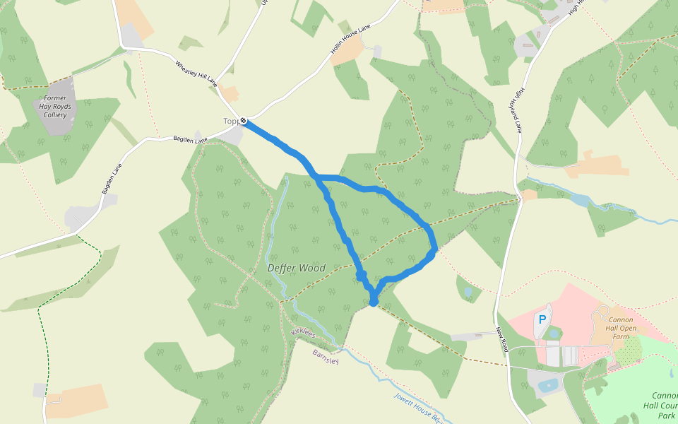 Deffer Wood Hiking Trail - Denby Dale, Huddersfield, England | Pacer