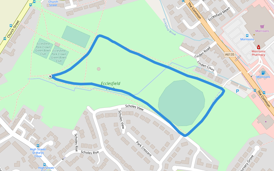 Ecclesfield Park Walking and Running - Sheffield, England | Pacer