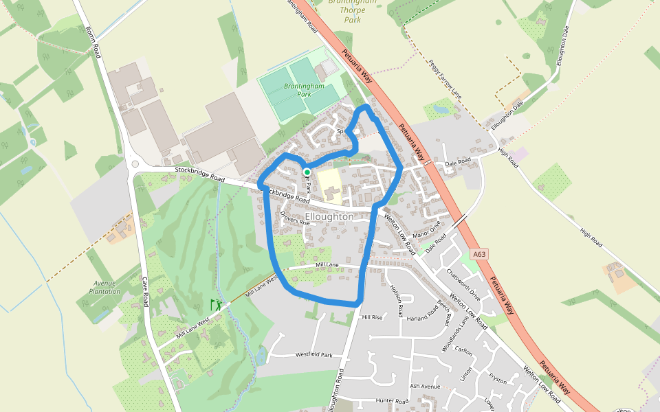 Spindle Woods Walking And Running Trail - Elloughton-cum-Brough, Brough ...