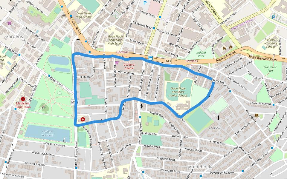 Good Hope Seminary Junior School Wander- und Laufweg - Kapstadt ...