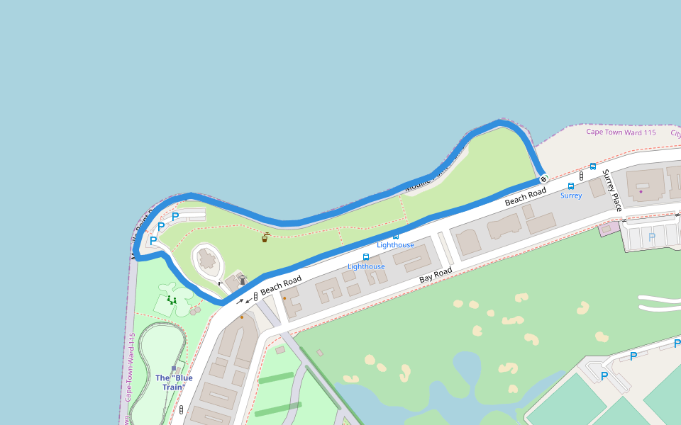 Wet Point in Western Cape | Walking Map