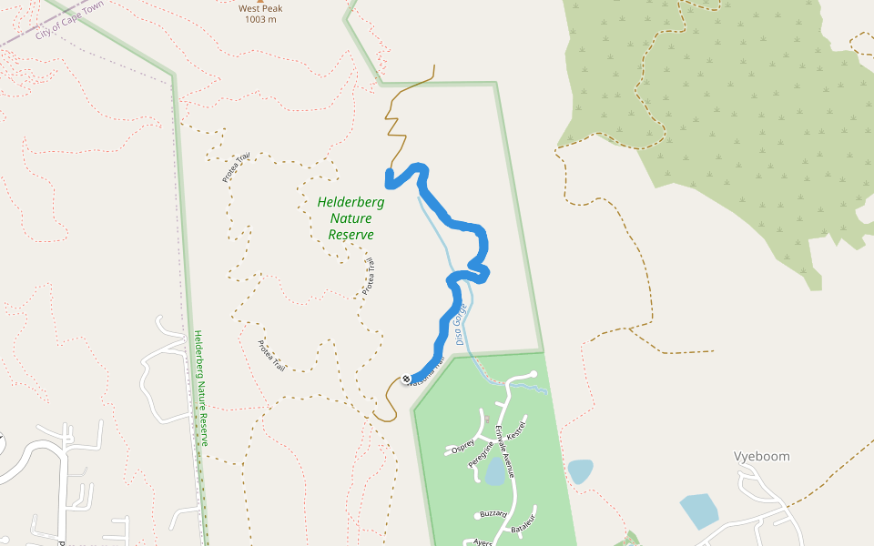Watsonia Trail in Western Cape | Walking Map