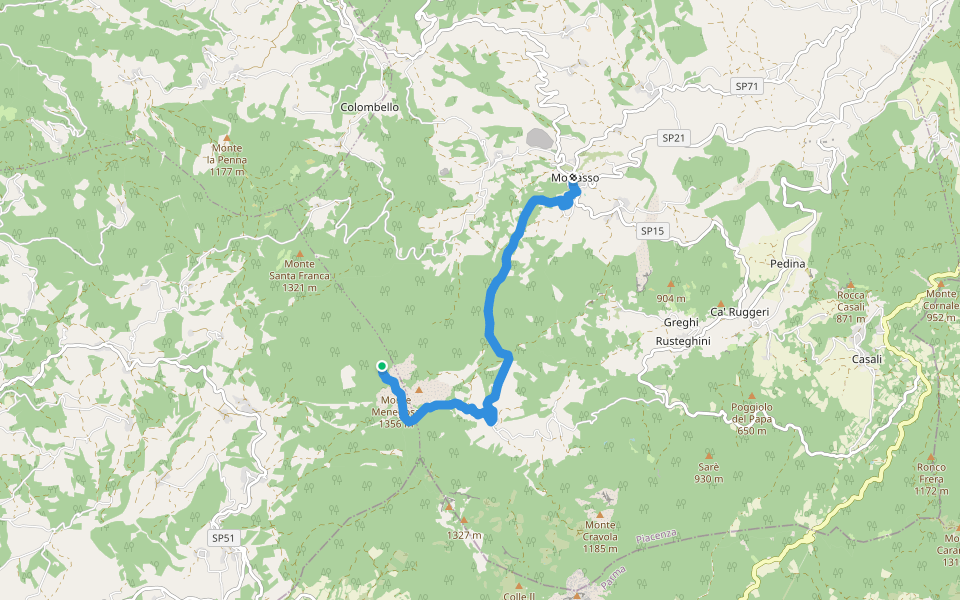 Morfasso - Teruzzi - Mount Menegosa - Route 901 Hiking Trail - Emilia ...