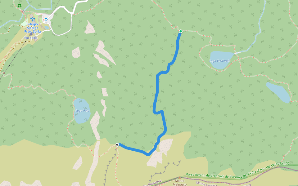 Lake Verdarolo - Route 703A Hiking Trail - Emilia-Romagna | Pacer