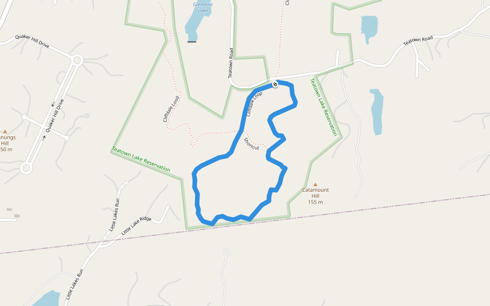 Catamount Hill Loop in New York | Walking Map