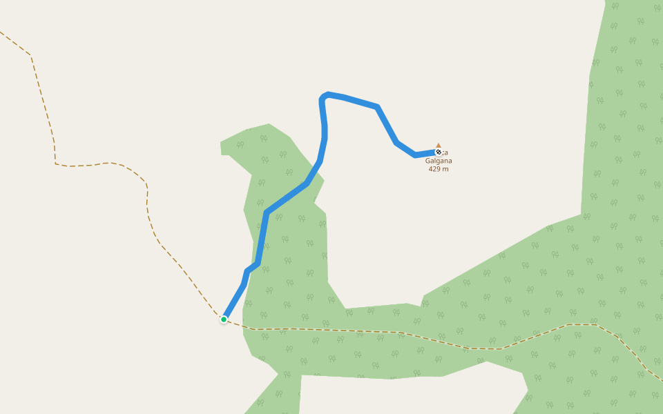 "Variante 812" - Route 812 - Rocca Galgana | Walking Map