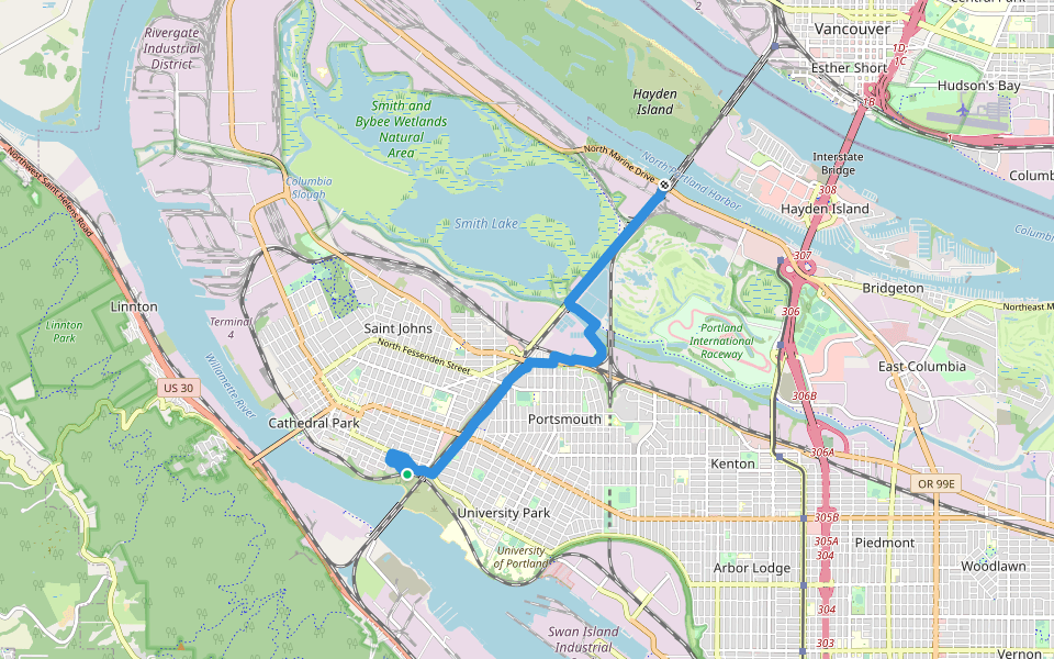 Peninsula Crossing Trail Hiking - Portland, Oregon | Pacer