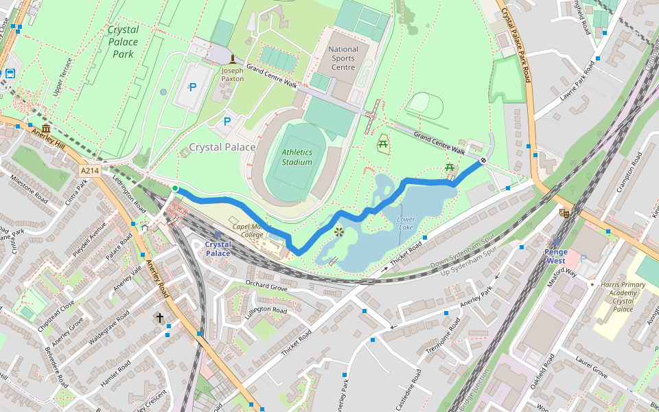 Capital Ring (section 03) - alternative in Crystal Palace Walking And ...