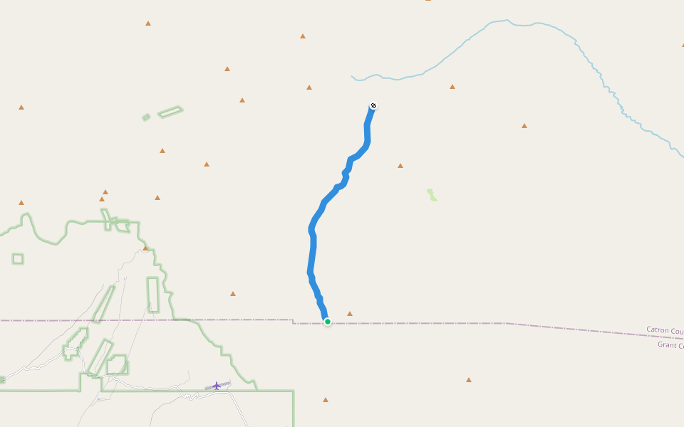 GWT - 224 in New Mexico | Walking Map