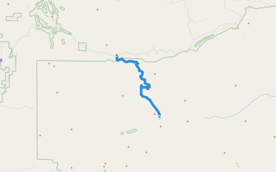 GWT - 206 - Redstone Trail #206 in New Mexico | Walking Map