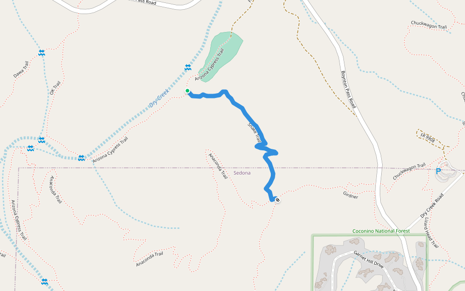 Snake #162C in Arizona | Walking Map