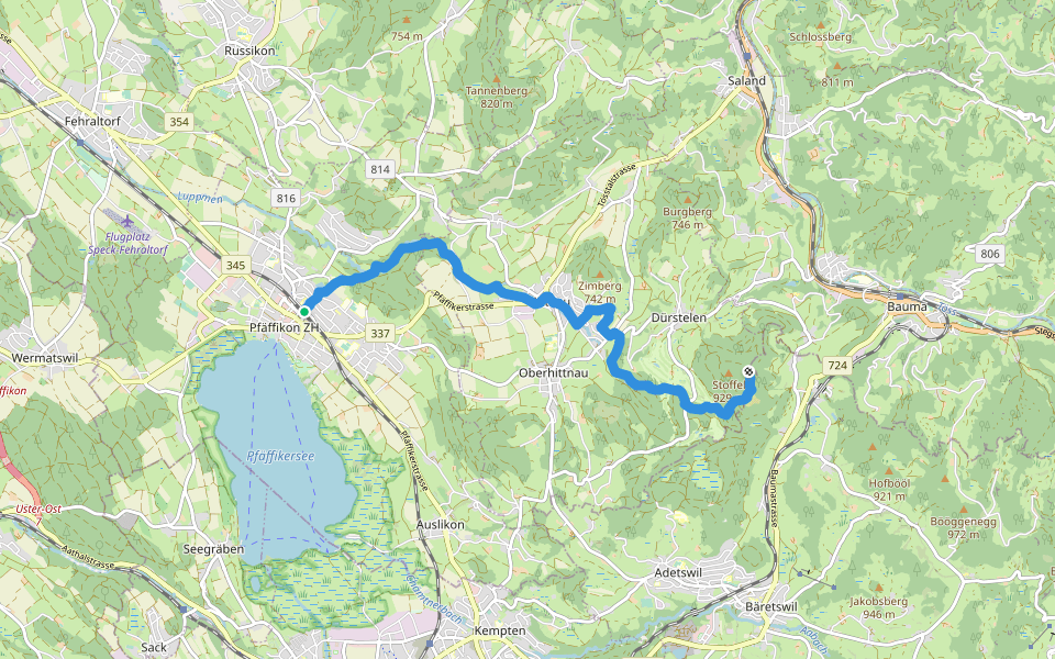 Luppmentobelweg Hiking Trail - Hittnau, Zürich | Pacer