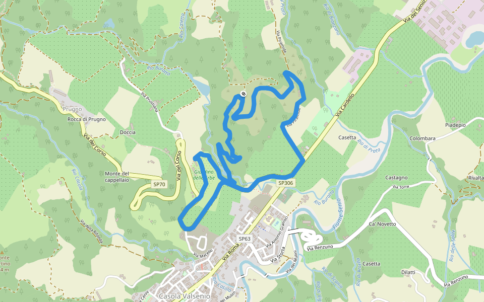 Petal of the Herb Garden and Cardello | Walking Map